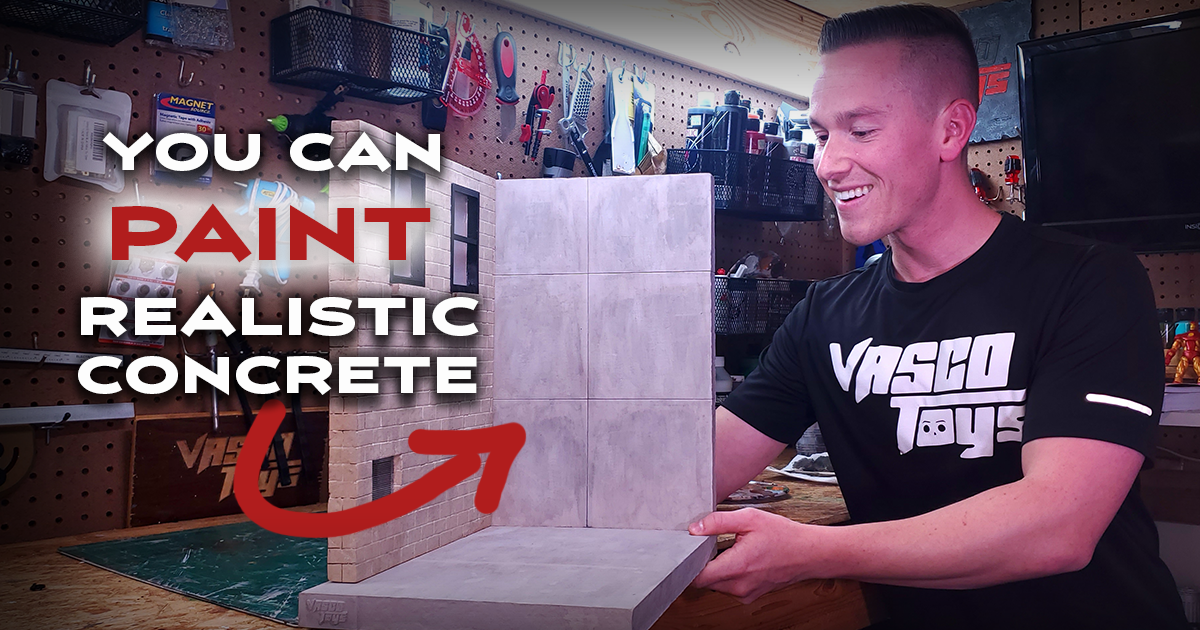 Improve Your Diorama Concrete Technique – VASCO Toys