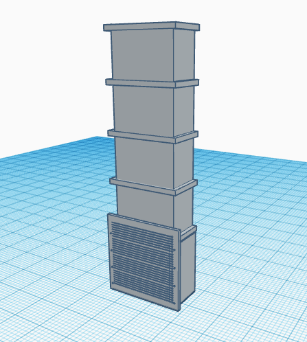 1:12 Scale Air Duct .stl file – VASCO Toys